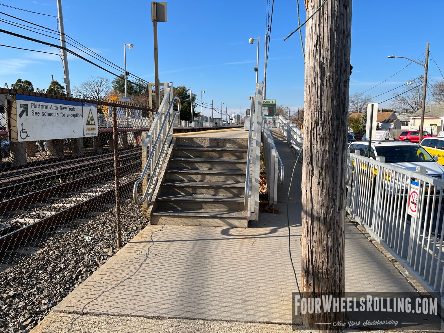Bethpage: Train Station 7 Set | Long Island Skateboarding Spots